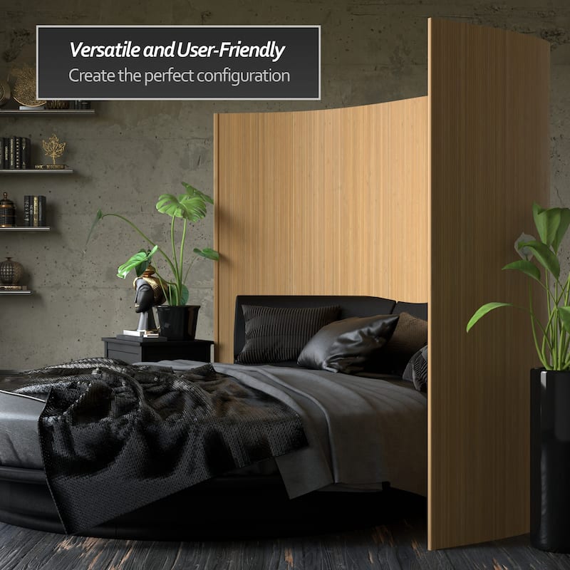 Handmade Bamboo Wave 6-foot Screen (China) - On Sale - Overstock - 7647733