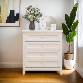 Solid Wood White Drawer Dresser Bar, Tableware Cabinet Lockers For Bed ...