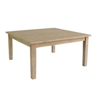 Casual Elements Lodge 5ft Square Solid Mahogany Wood Dining Table - Bed ...