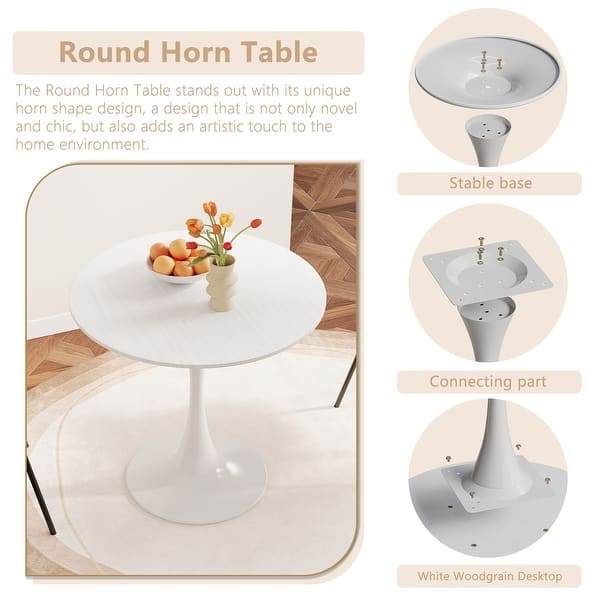round shape design table