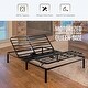 Electric Adjustable Queen Bed Frame Head and Foot Elevating Metal Bed ...