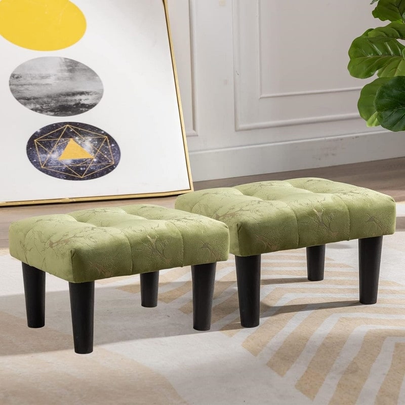 Small tufted footstool store