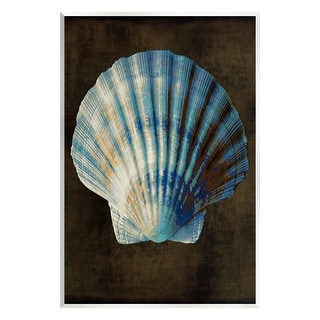 Stupell Dark Clam Shell Wall Plaque Art Design by Caroline Kelly - Bed ...