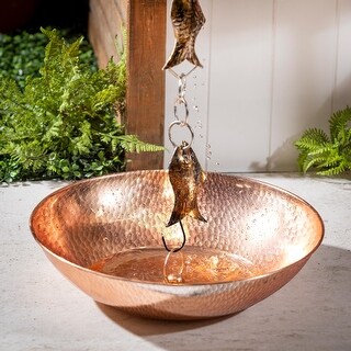 Copper Rain Chain Basin - Bed Bath & Beyond - 42736124