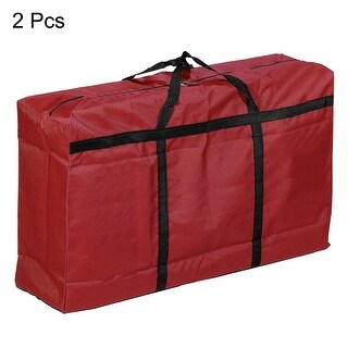2pcs Storage Tote with Zippers 230L Capacity Moving Tote Bags for ...
