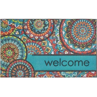 Mohawk Home Welcome Bohemian All Weather Recycled Rubber Door Mat - Bed ...