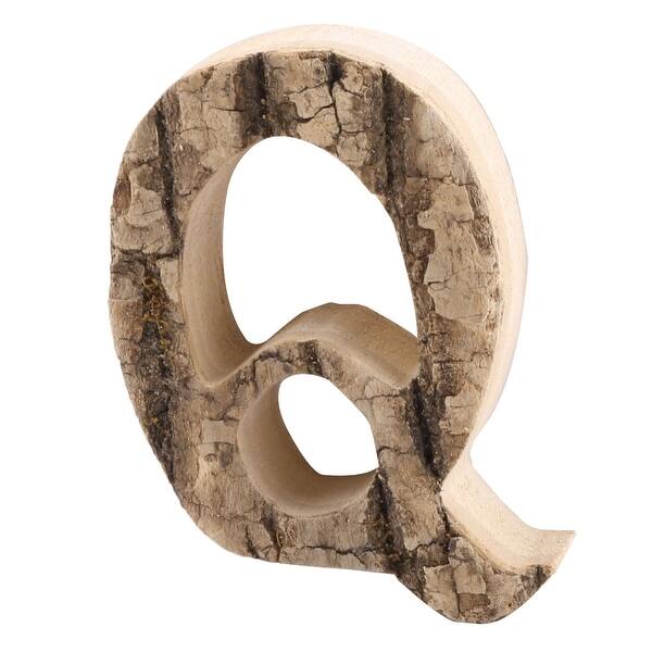 Family Street Wood Q Shaped Retro Style Door Plate Letter Label Sign ...