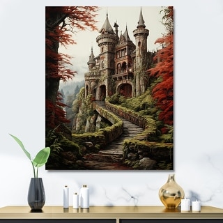 Designart "Castles Contrasting Elements Bold" Castles Wall Art Prints ...