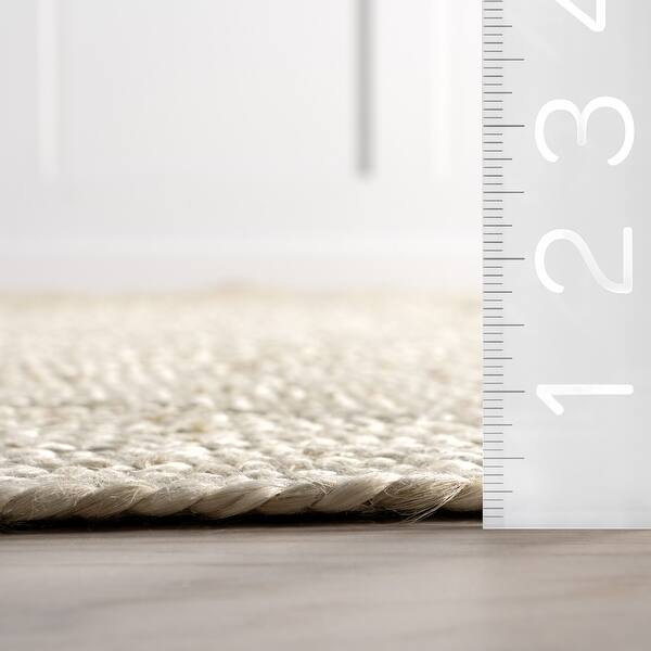 Juniper Tiled Jute Area Rug - Bed Bath & Beyond - 33305433