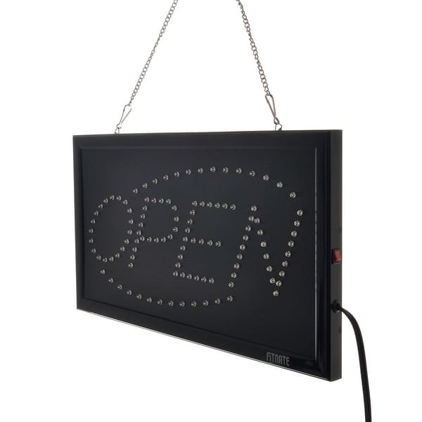 18.9"x9.84" LED Open Sign Electric Billboard Bright Advertising Board ...