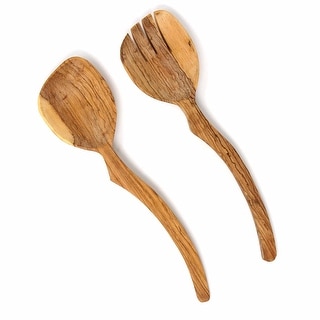Curved Olive Wood Serving Set, 13.5 inch - Brown - Bed Bath & Beyond ...