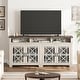 TV Stand for 80 inch,Entertainment Center with LED Lights and Storage ...