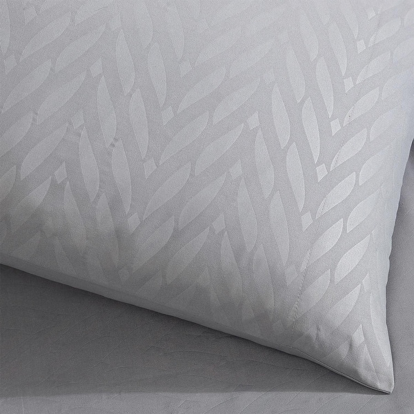 dark gray patterned sheets