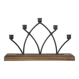 Stratton Home Decor Arched Metal Candelabra - 16.00 X 4.00 X 9.60 - Bed ...