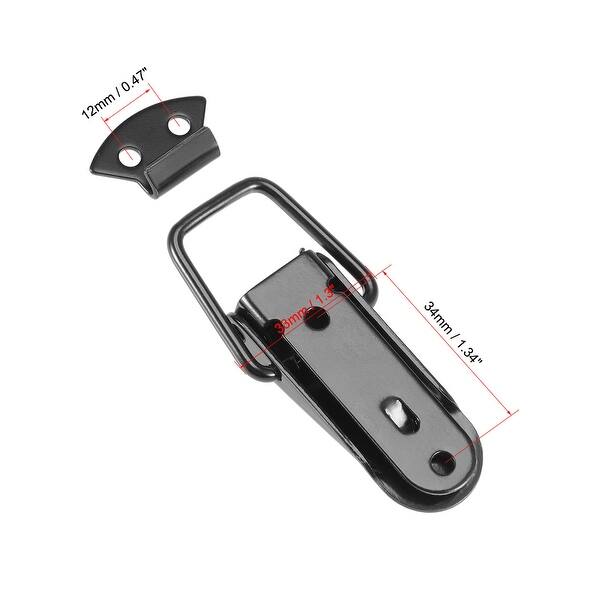 Spring Loaded Toggle Latches Lock Hasp Catch for Cabinet Case Box 4Pcs ...