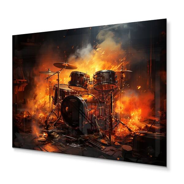 metal drum fire