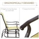 Outsunny Outdoor Swing Glider Chair, Patio Mesh Rocking Chair with ...