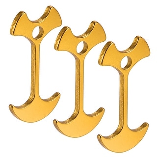 Deck Pegs, Aluminium Alloy Tent Stakes Rope Hook Tensioner for Camping ...