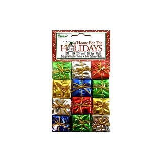 Darice Holiday Gift Box 1" Multi 12pc - Bed Bath & Beyond - 28984182