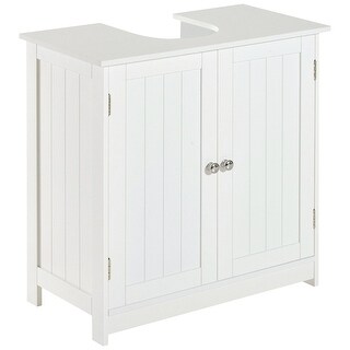 24" Pedestal Bathroom Vanity Base with Adjustable Shelves - Bed Bath ...