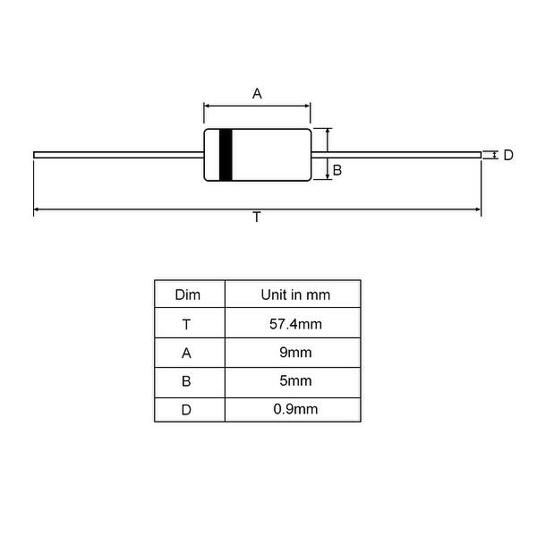 1N5404 Rectifier Diode 3A 400V Axial Electronic Silicon Diodes 30pcs ...