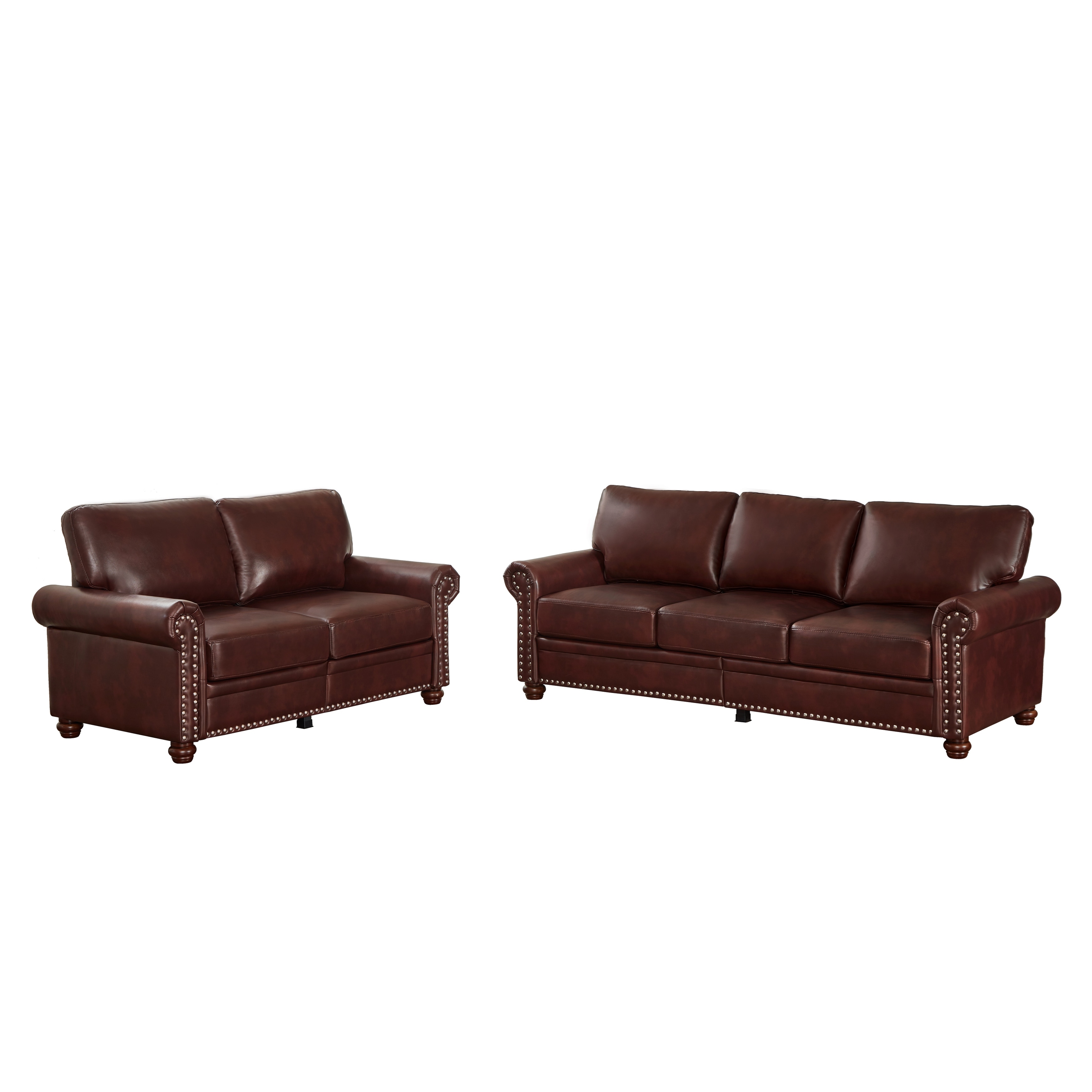 Burgundy Leather Sofas - Bed Bath & Beyond