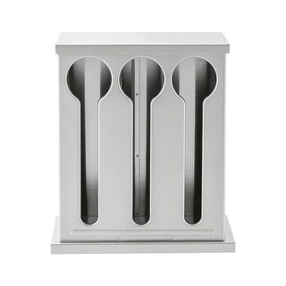 Stainless Steel Utensil Dispenser for Spoons and Forks - Bed Bath ...