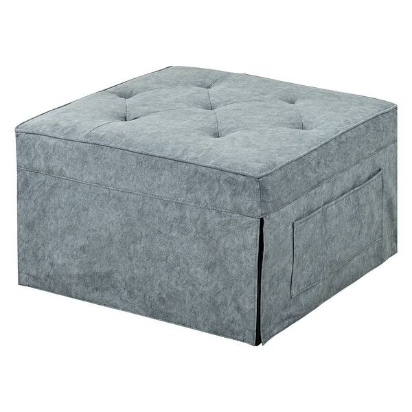 Multi-Function Convertible Ottoman Sofa Bed with Adjustable Backrest ...