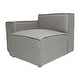 Contemporary Configurable Modular Left Side Sofa Chair with Armrest ...