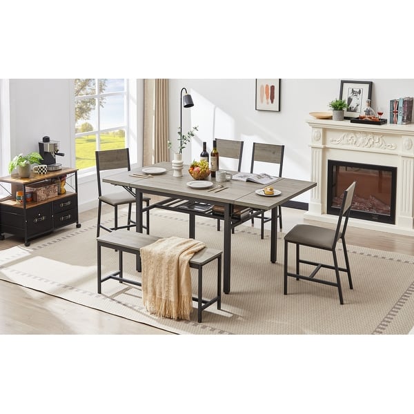 industrial dining table extendable