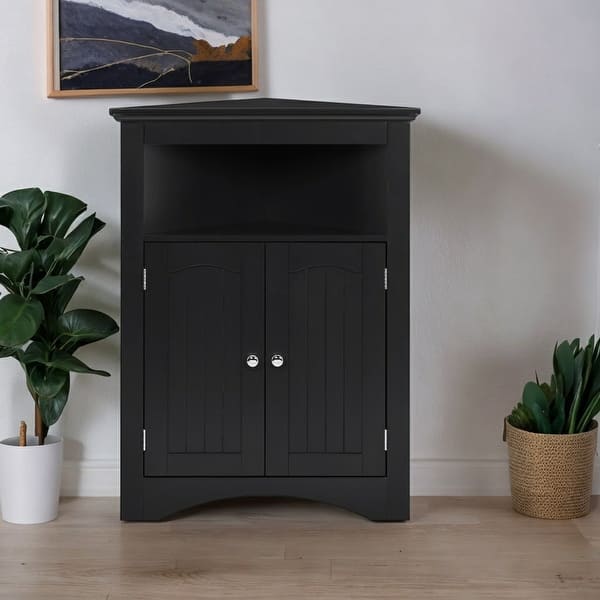 13 in. Modern Style Corner Cabinet for Kitchen, Living Room, Bathroom ...