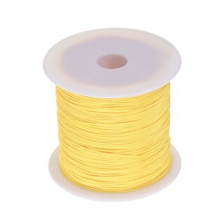1 Roll Nylon Beading Thread Knotting Cord 0.6mm 50 Yards Satin String ...