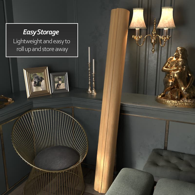 Handmade Bamboo Wave 6-foot Screen (China) - On Sale - Overstock - 7647733