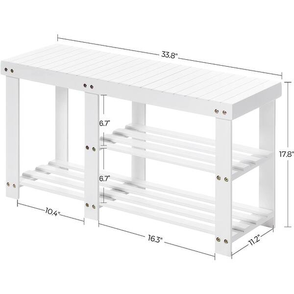 SONGMICS Bamboo Shoe Bench - Bed Bath & Beyond - 38194769