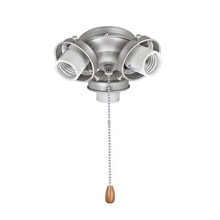Aspen Creative Three-Light Ceiling Fan Fitter Light Kit with Pull Chain ...