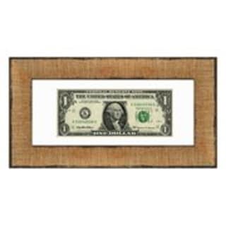 Dollar Bill Frame For Your First Dollar Brushed Gold Traditional ...