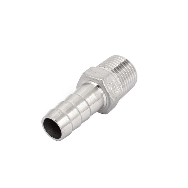 1/2BSP Male Thread to 15mm Hose Barb Straight Quick Fitting Adapter ...