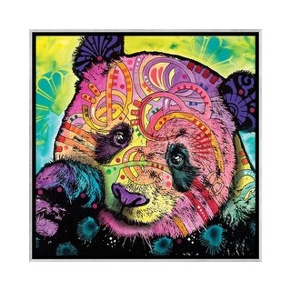 iCanvas "Psychedelic Panda" by Dean Russo Framed - Bed Bath & Beyond ...