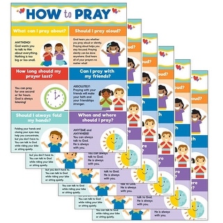 (6 Ea) How to Pray Chart - Bed Bath & Beyond - 28075846