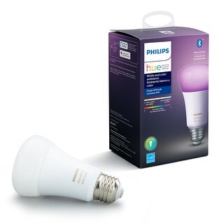 Philips Hue A19 E26 (Medium) Smart-Enabled LED Bulb Color Changing 60 ...