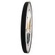 Wall Clock with Natural Woodgrain Accent - The Old Mill - White Numbers ...