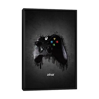 iCanvas "Xbox Controller" by Gab Fernando Framed Canvas Print - Bed ...