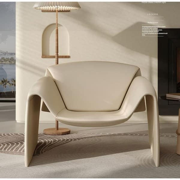 Larchmere Vegan Leather Armchair - On Sale - Bed Bath & Beyond - 39097735