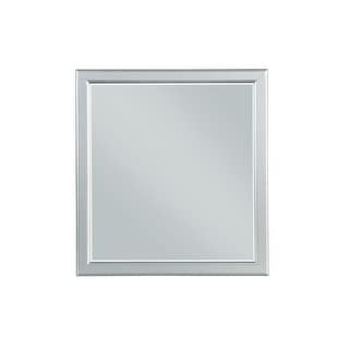 Square Platinum Mirror - Black - Bed Bath & Beyond - 39501246