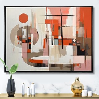 Designart "Mid Century Chromatics Ii" Modern Midcentury Framed Wall Art ...