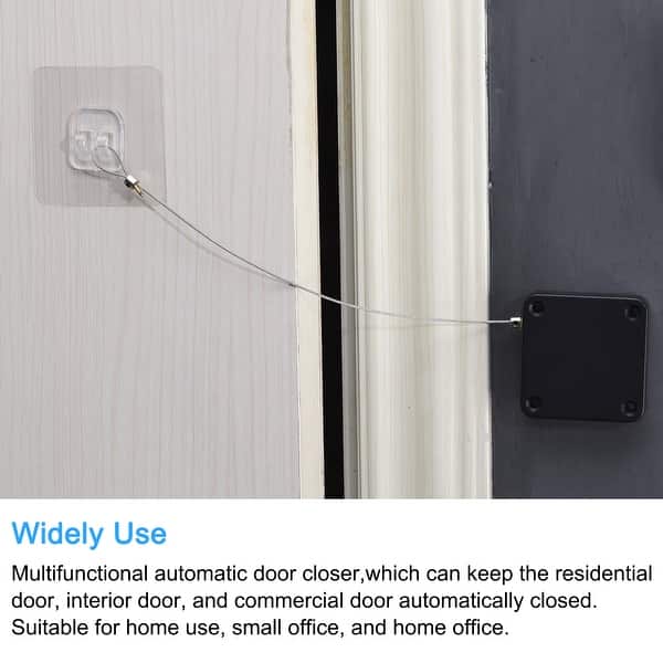 Punch Free Automatic Sensor Door Closer,Self Close with Steel Wire ...