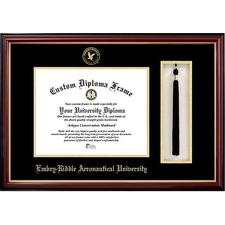 Embry-Riddle University 11w x 8.5h Tassel Box and Diploma Frame - Bed ...