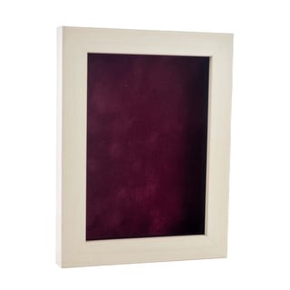 24x30 Shadow Box Frame White Washed Wood | 3/4" Usable Display Depth ...