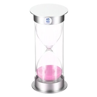 45 Minute Sand Timer, Sandy Clock Count Down Sand Glass, Pink Sands ...