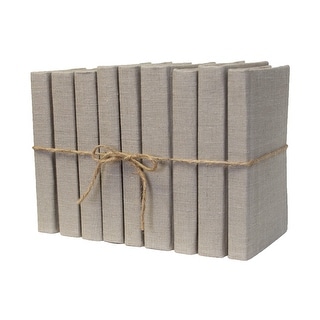 Books Tan Decorative Accessories: Khaki Linen ColorPak - Bed Bath & Beyond - 39534507